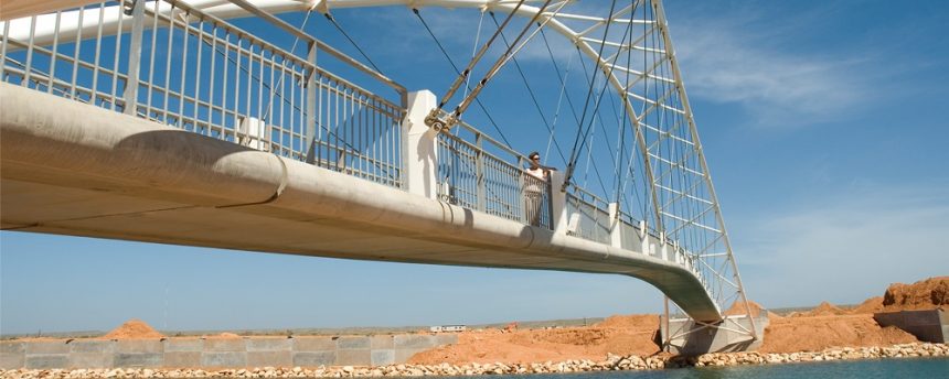 Marina Footbridge Exmouth Western Australia